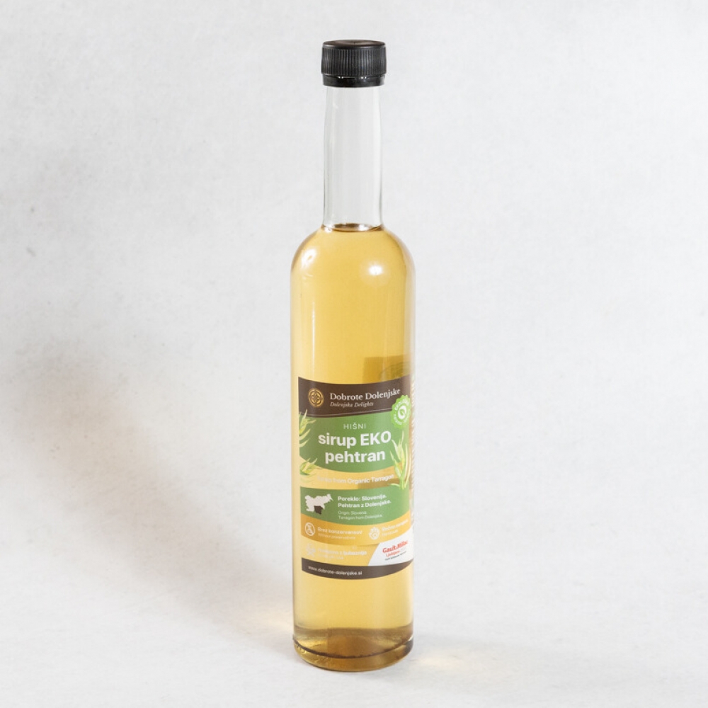Hišni sirup iz ekološkega pehtrana (0,5 l)
